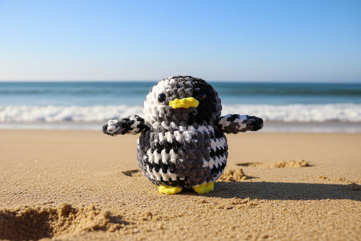 *LIMITED EDITION* ULTRA SQUISHY HANDMADE PENGY ZEBRA – Gippy Penguins